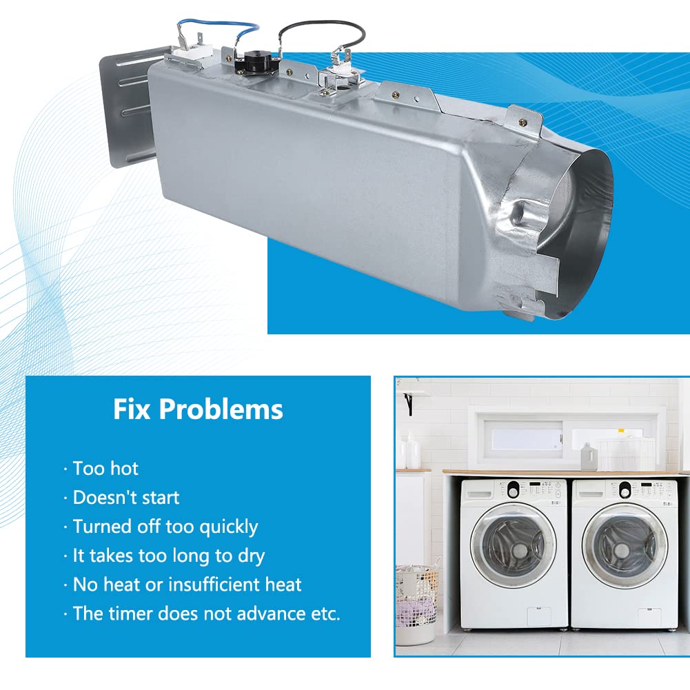 DC97-14486A Dryer Heating Element Heater Duct Assembly with DC96-00887A ...