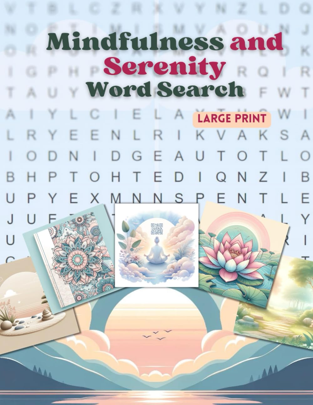 Mindfulness and Serenity Word Search: Calming Anxiety while Finding ...