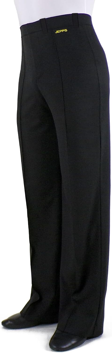 Amazon.com: Men's Performance Tailored Fit Ballroom Dance Pant with ...
