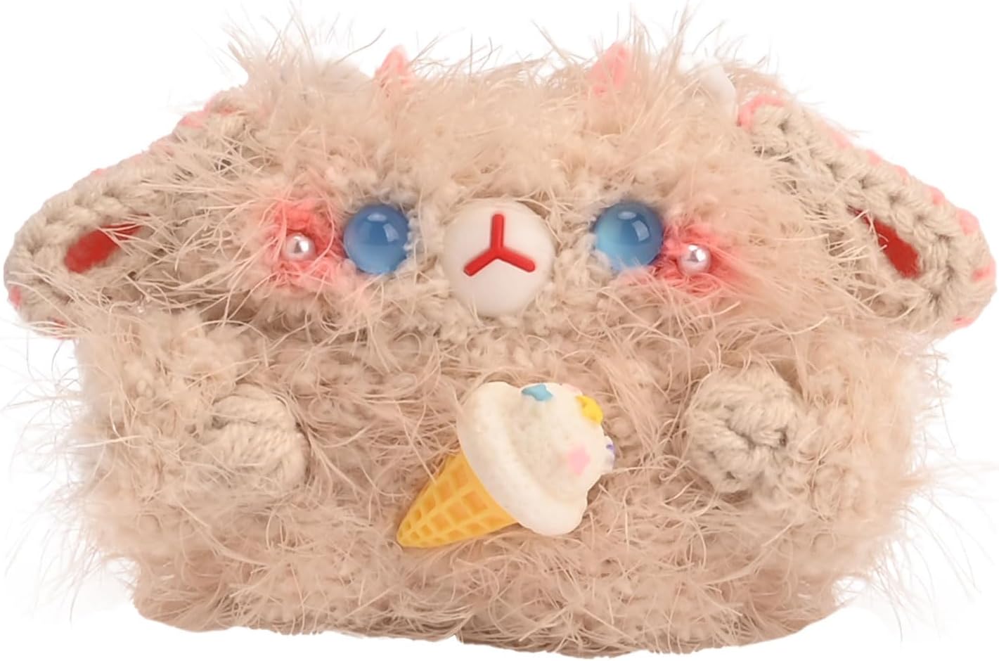 Amazon.com: Plush Case Compatible with Sony Wf-1000xm4,Handmade Knitted ...