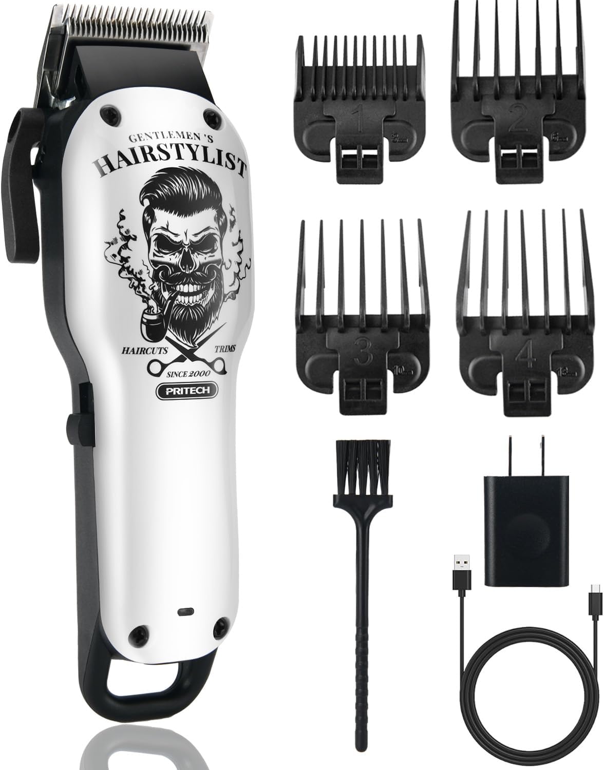 Amazon.com: Professional Hair Clippers Cordless Hair Haircut Kit ...