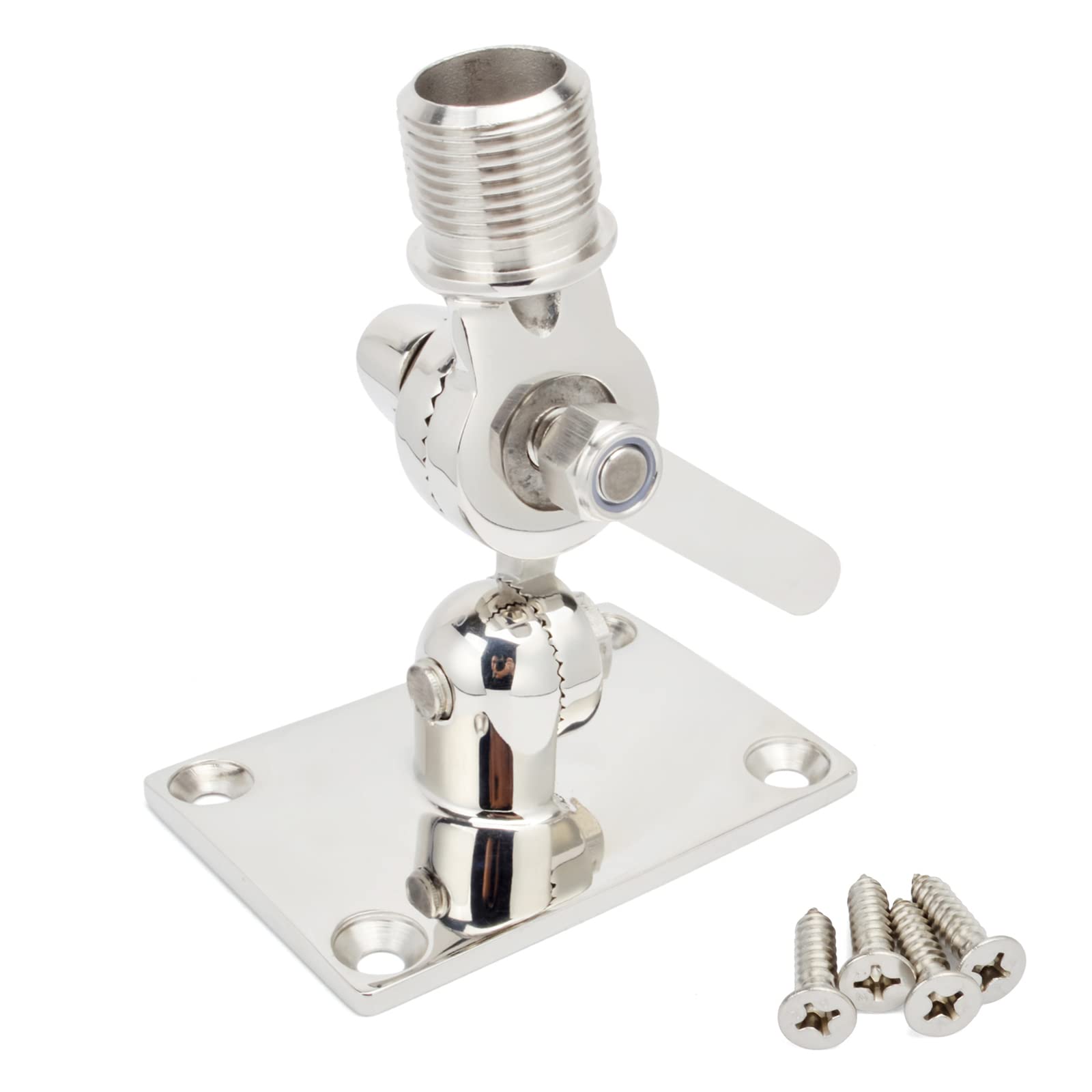 Snapklik.com : VHF Antenna Mount, Marine Antenna Mount, Ratchet Mount ...