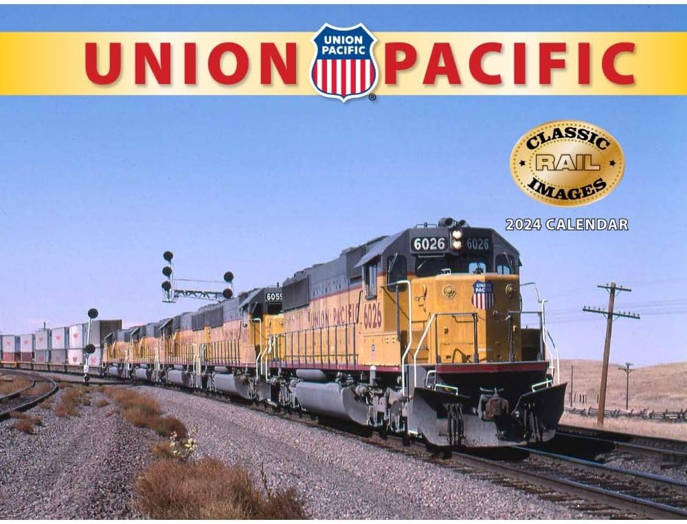 Amazon.com: Tide-mark, Trains Union Pacific Railroad 2024 Wall Calendar ...