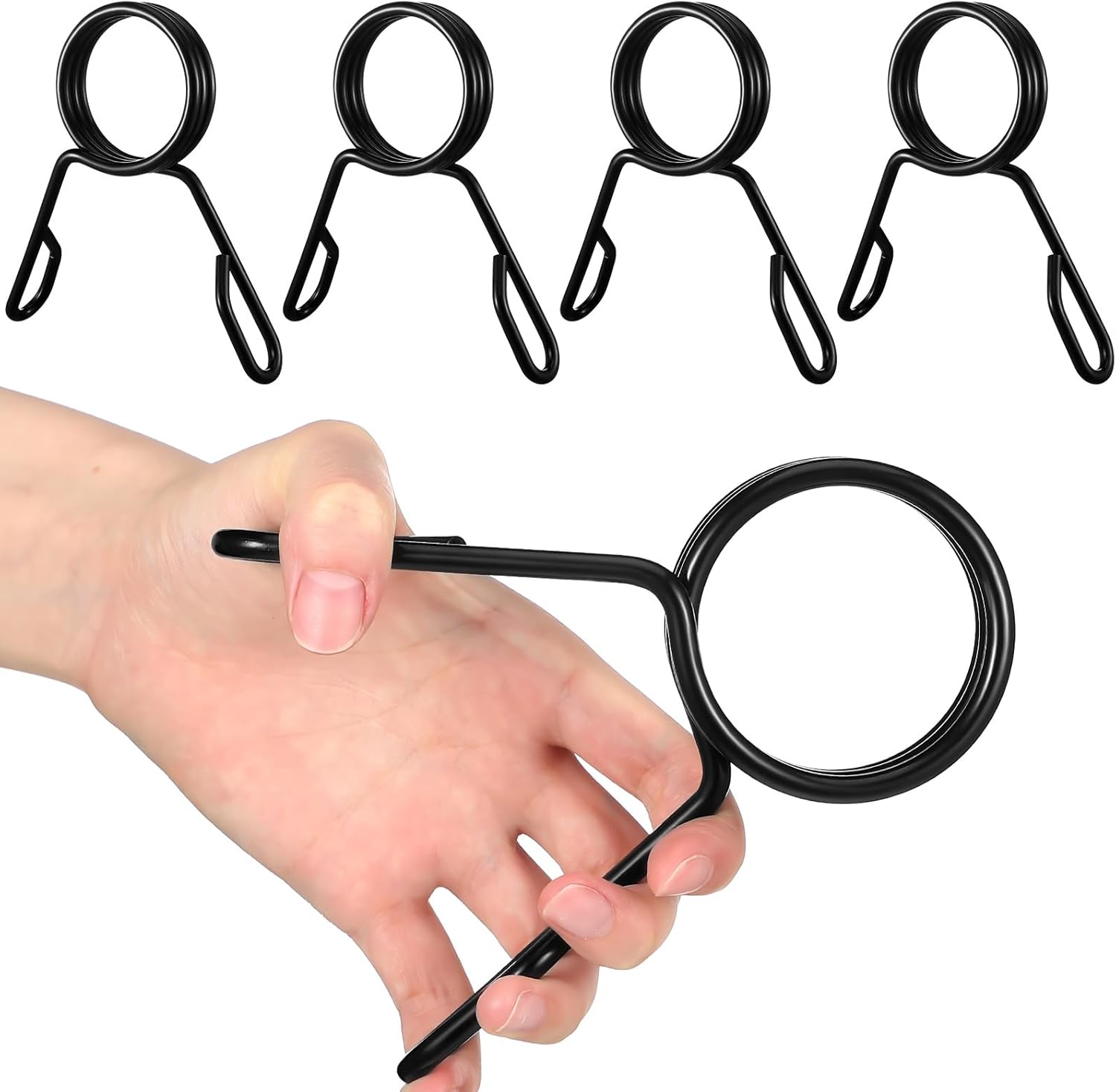 Amazon.com: CraftyDream 4 Pieces 2 Inch Dumbbell Spring Collars Barbell ...