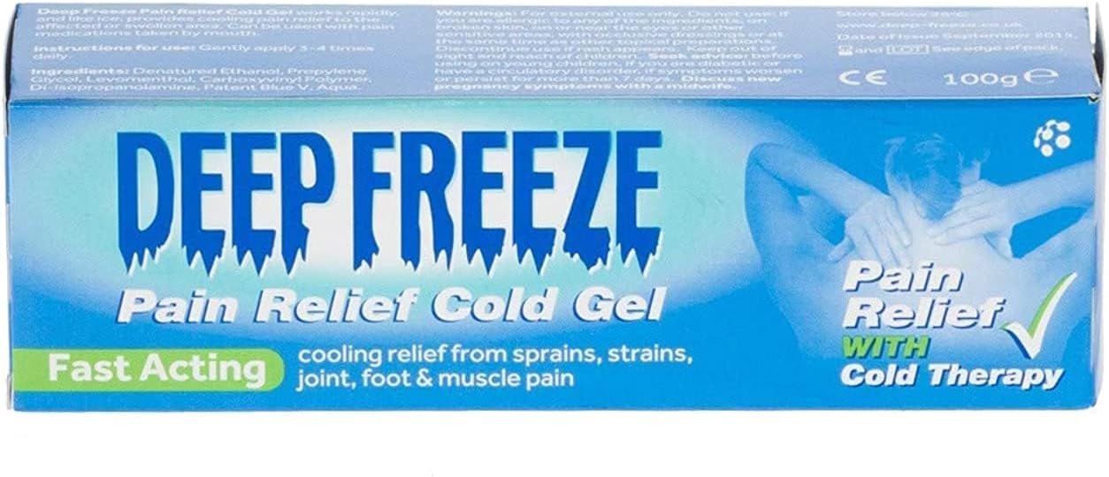 Deep Freeze Pain Relief Cold Gel, 100 g : Amazon.co.uk
