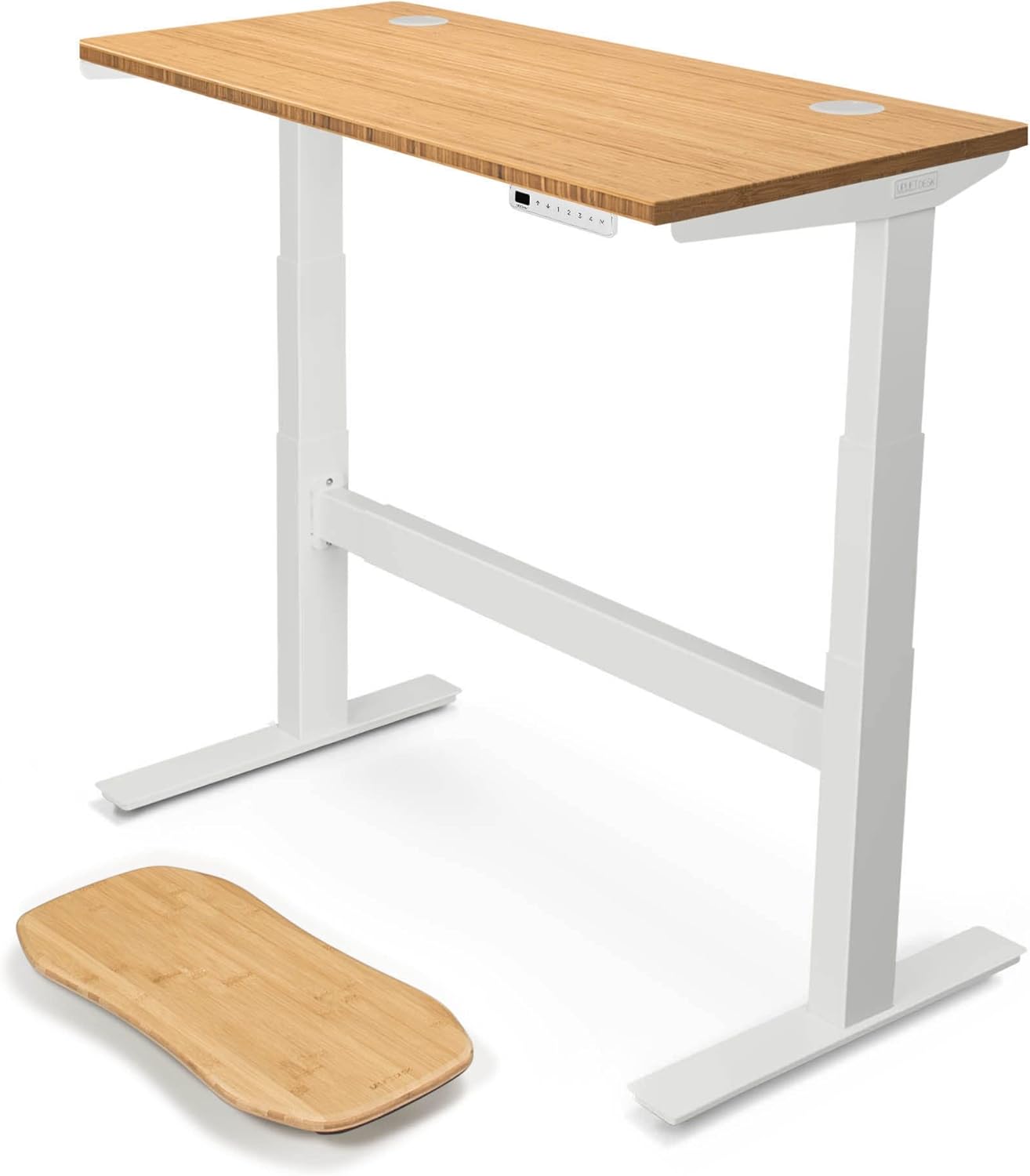 Amazon.com: UPLIFTDESK Bamboo (48 x 24 inch) Standing Desk 2-Leg V2 ...