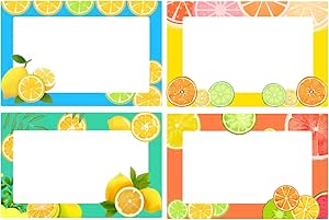 Amazon.com: Lemon Name Tags/Labels,Name Sticker for Kids,Wall,Desk ...
