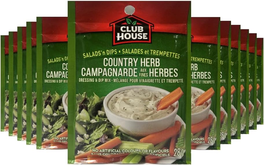 Club House, Mélange de sauce sèche/assaisonnement/marinade, salade et ...