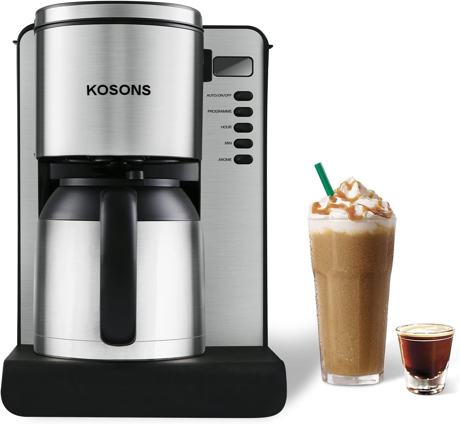 Amazon.com: 6-Cup Thermal Coffee Maker: Drip Coffee Maker with ...