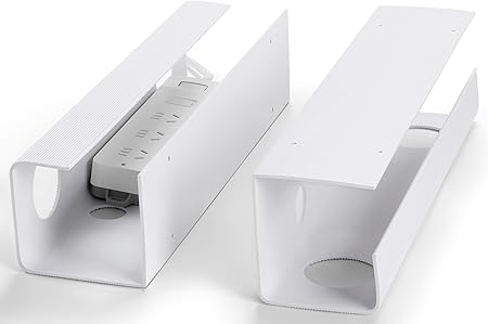 Amazon.com: ZhiYo 2 Pack Large Capacity Cable Management Tray, Under ...