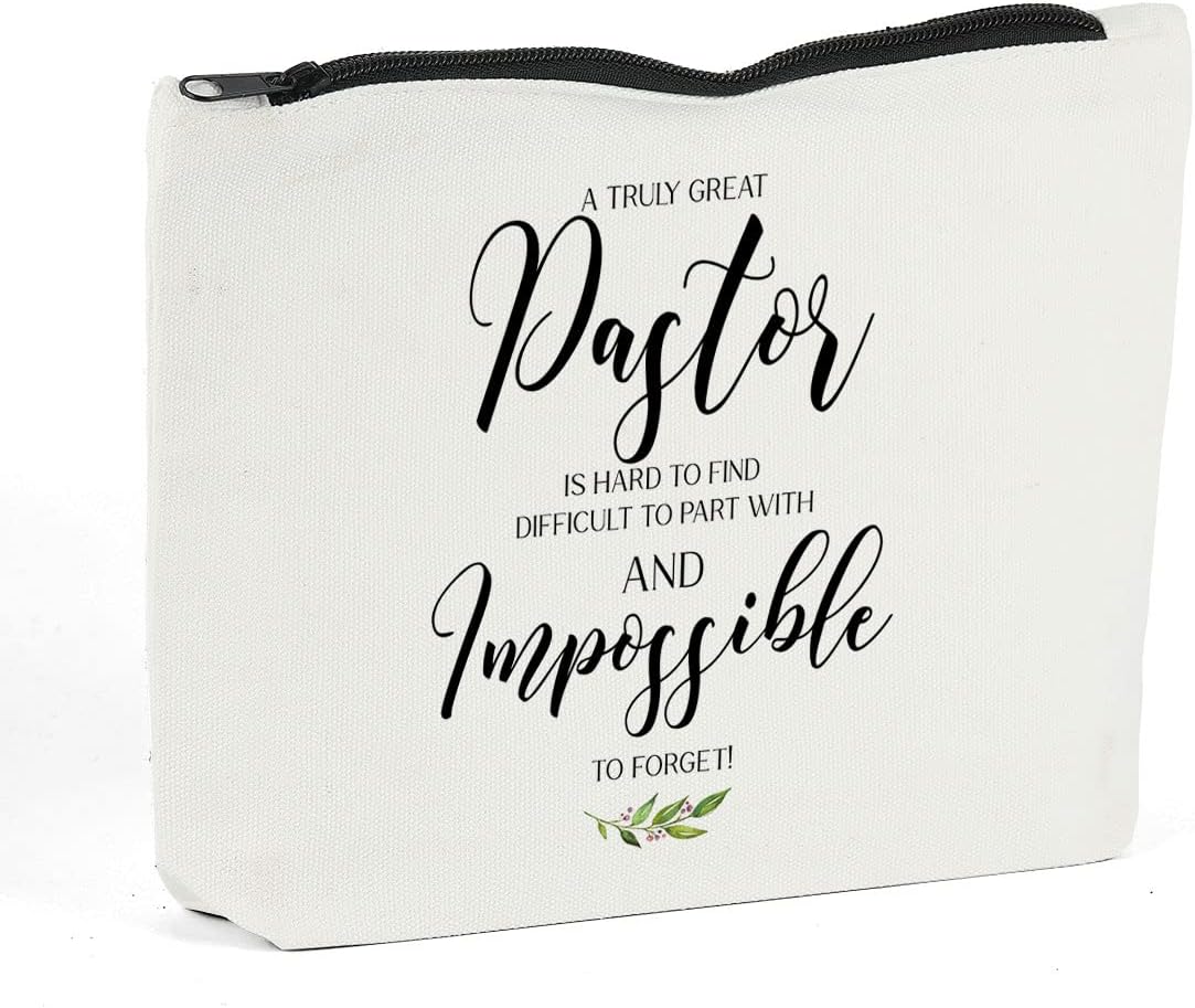 Amazon.com: Pastor Makeup Bag, Religious Christian Gift for Pastor ...