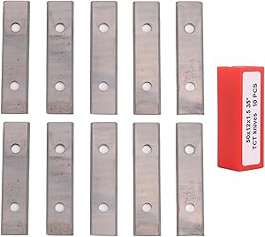 FACULX Solid Tungsten-Carbide Inserts 50x12x1.5mm Rectangular Scraper ...