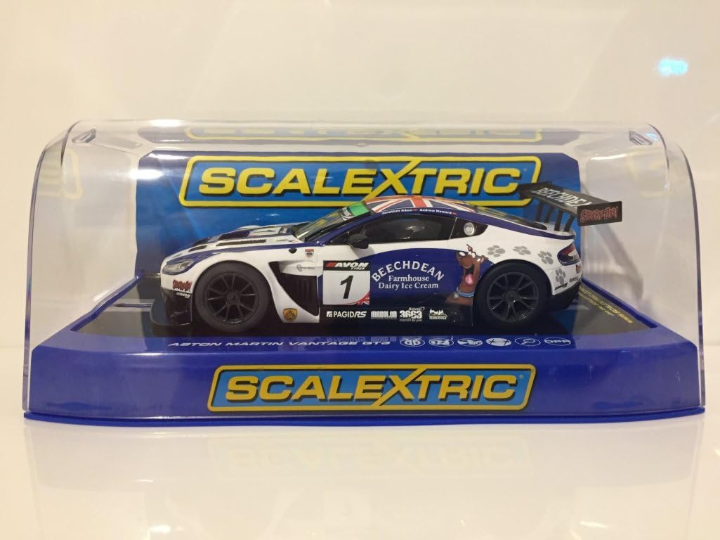 Amazon.com: Scalextric C3623 Aston Martin Vantage GT3 Beechdean Slot ...