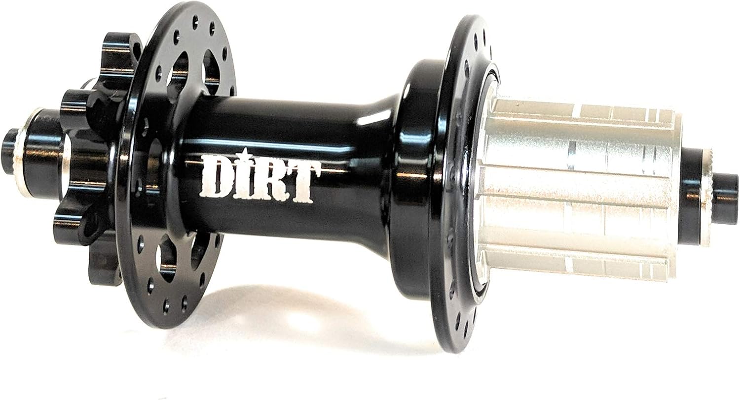 Amazon.com : Dirt MTB Hub Boost 141/Quick-Release, 32H, 6-Bolt, Black ...