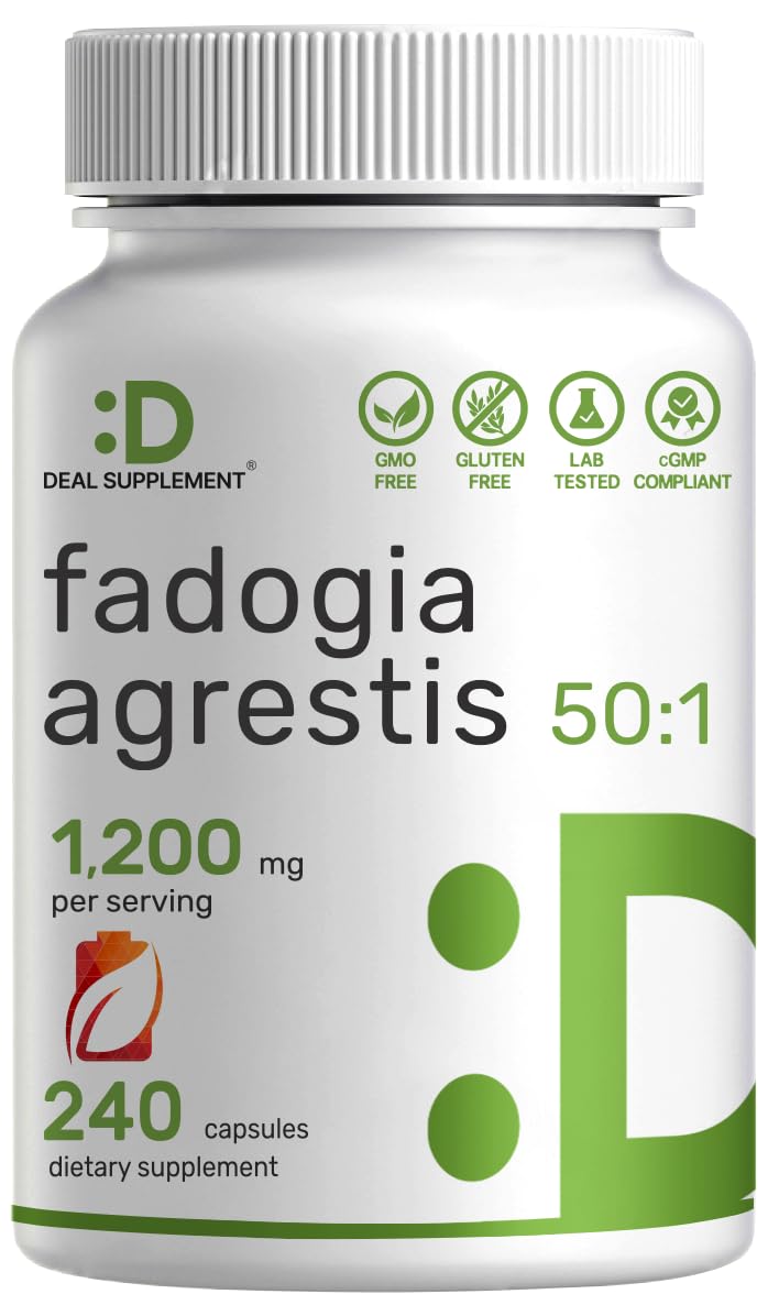 Buy DEAL SUPPLEMENT Fadogia Agrestis 1,200 mg Per Serving, 240* s – 50: ...