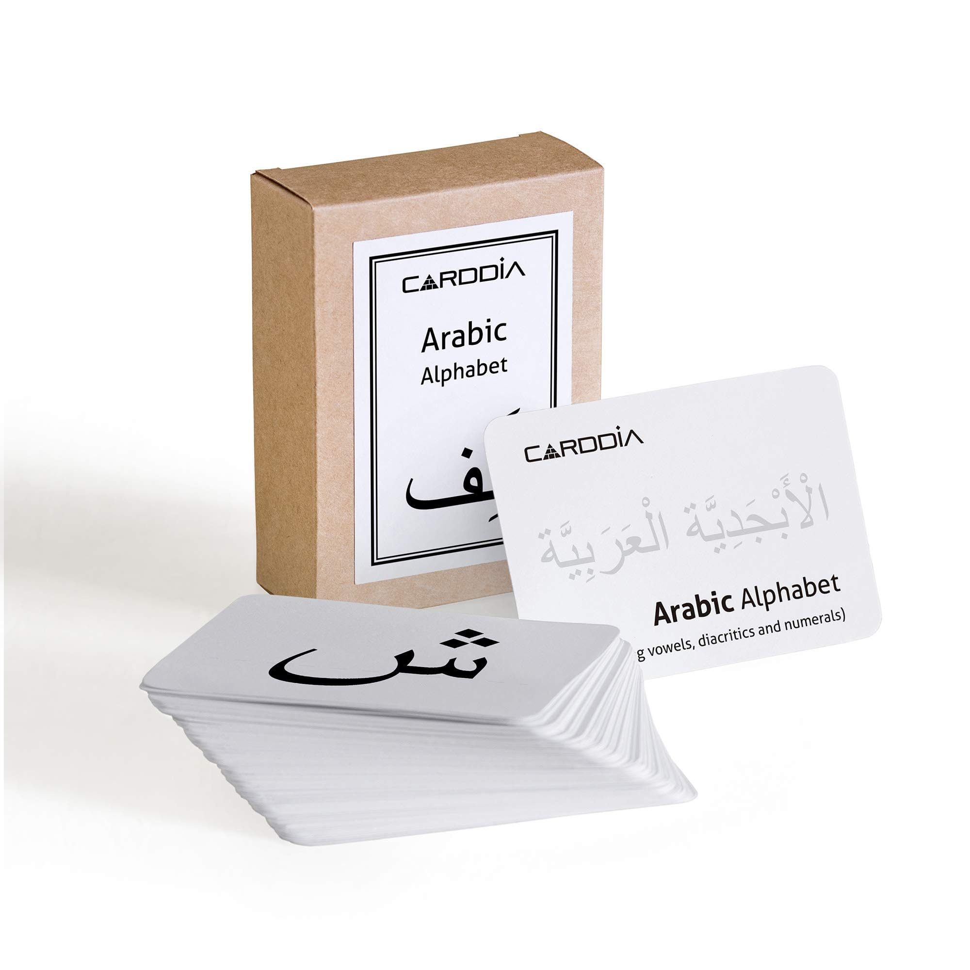 Amazon.com: CARDDIA | Arabic Alphabet Educational Flashcards | Includes ...