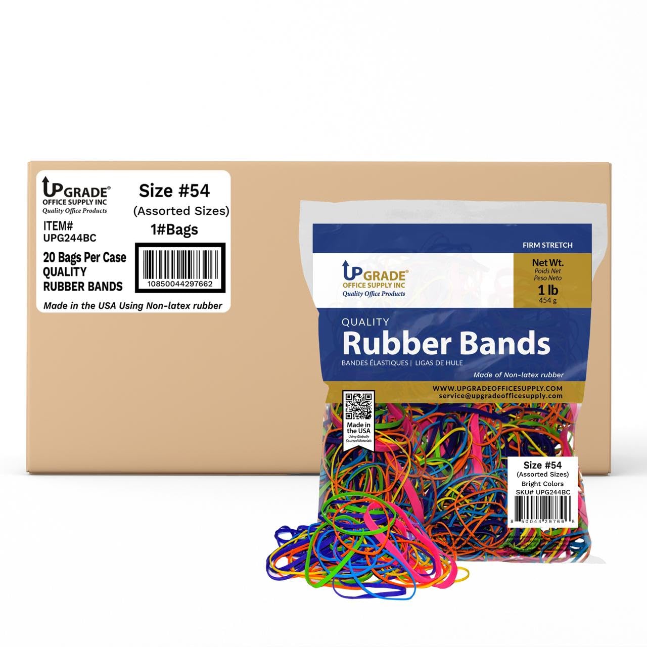 Snapklik.com : Upgrade Rubber Bands, Assorted Sizes & Bright Colors ...
