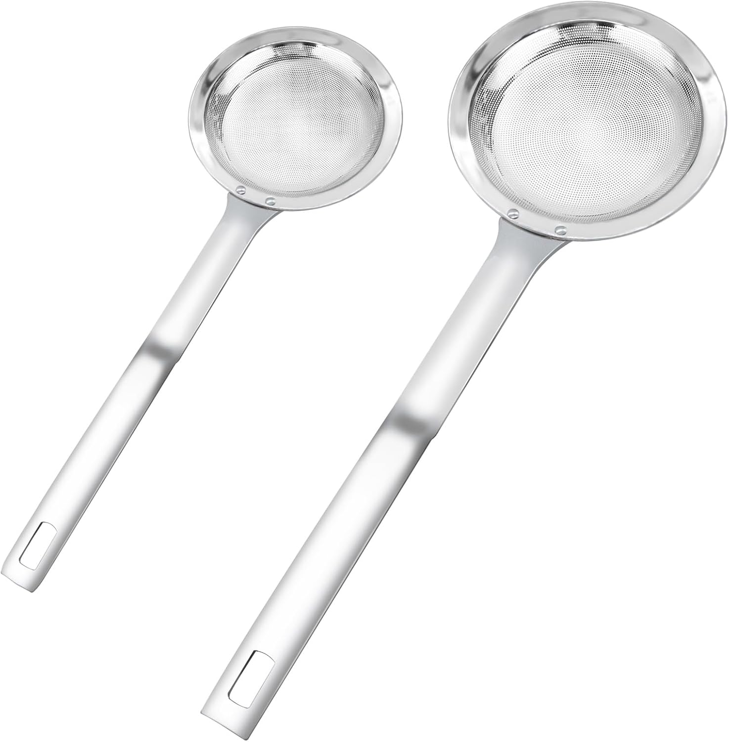 Amazon.com: Yivioep 2 Piece Fat Skimmer Spoon Fine Mesh Strainer ...