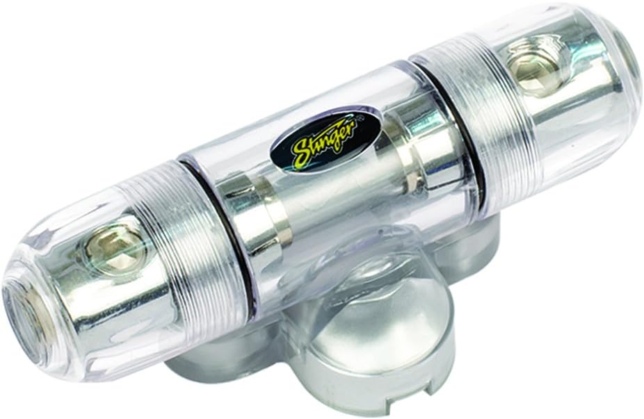 Amazon.com: Stinger SPD5101 AGU Fuse Holder with 4/8 Gauge Inputs and ...