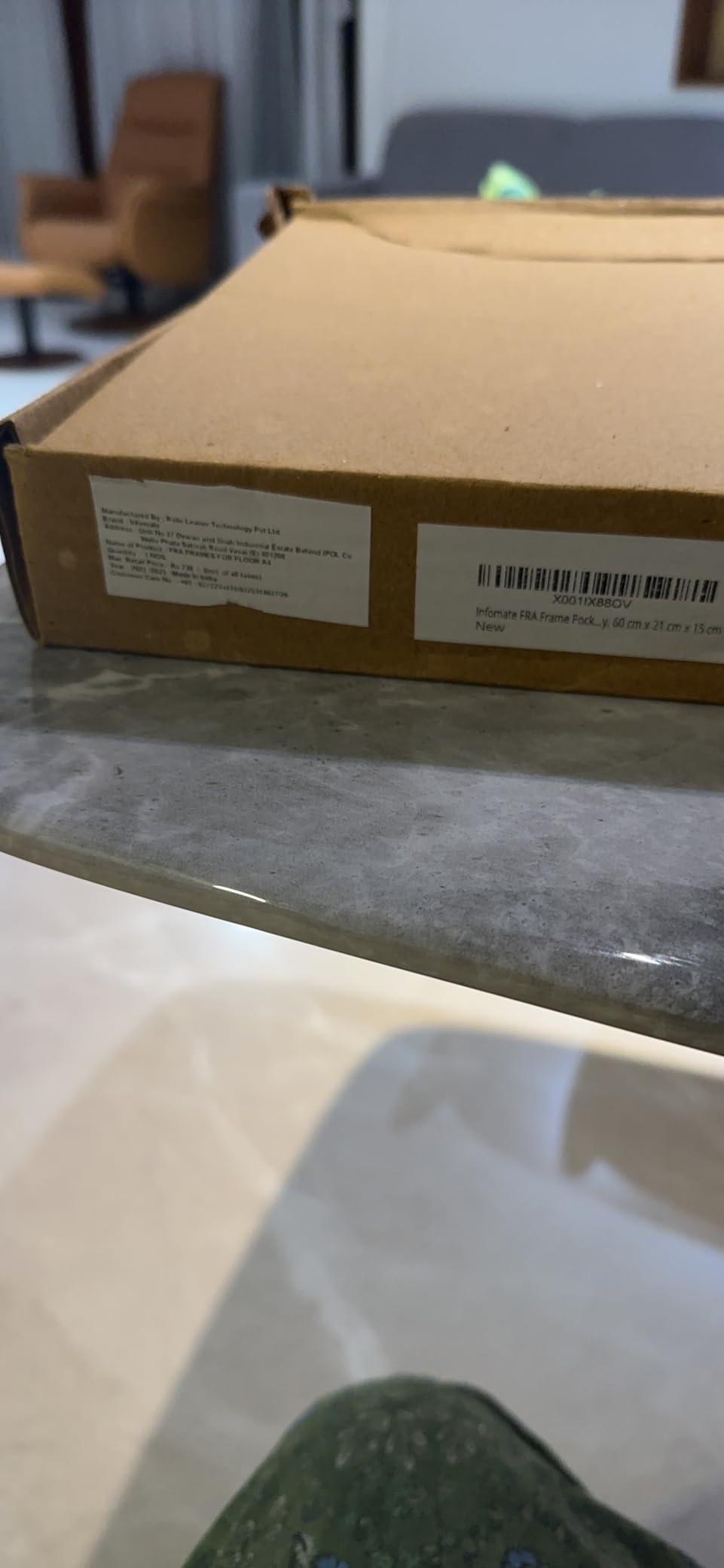 Infomate FRA Frame Pocket A4 Paper Display with Floor Stand - Grey, 60 ...