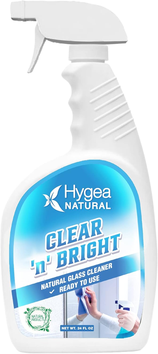 Amazon.com: Hygea Natural Clear 'n' Bright - Glass Cleaner Spray ...