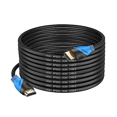 Rommisie 4K HDMI Cable 40 FT (HDMI 2.0,18Gbps) Ultra High Speed Gold ...