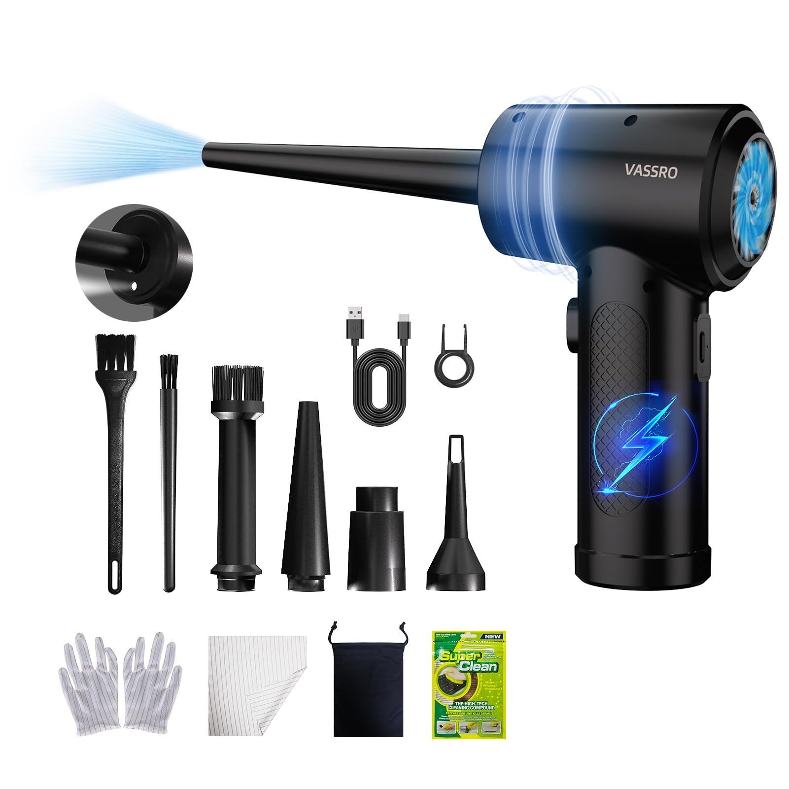 Compressed Air To Clean Computer