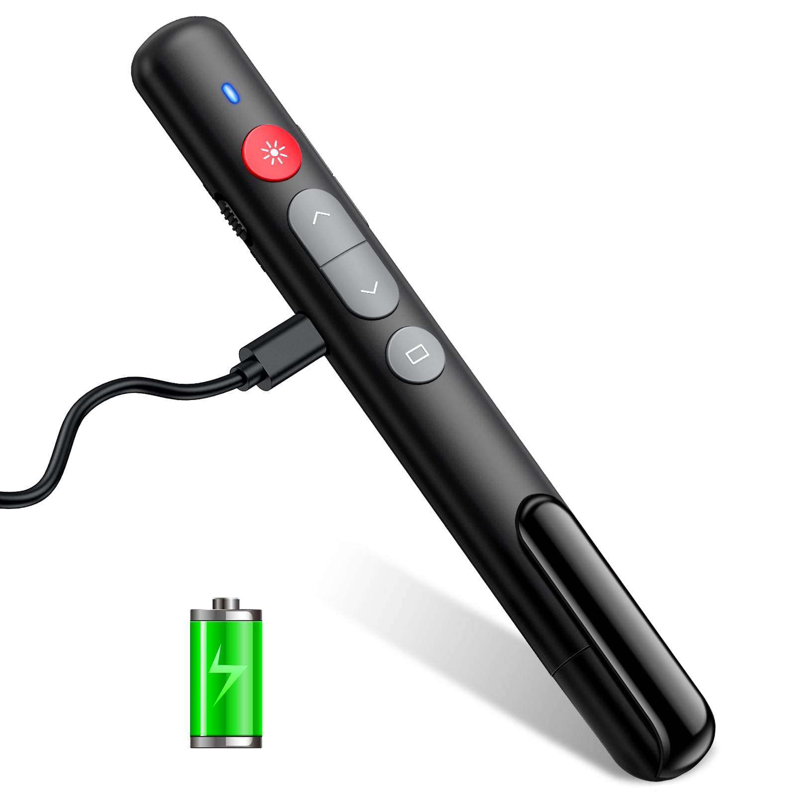 Snapklik.com : NinjajoyOX Rechargeable Presentation Clicker Wireless ...