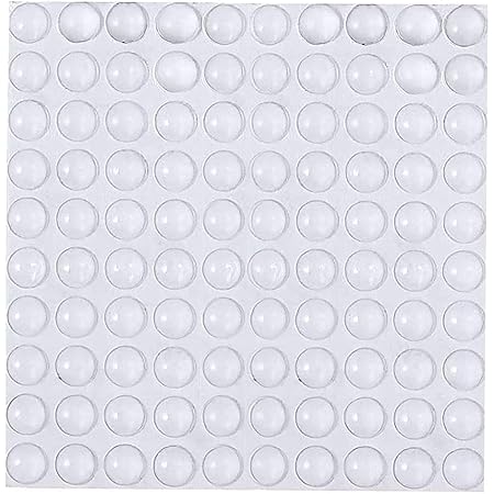 3M Bumpon Sj6125 Self Adhesive/Anti-Skid Protective/Noise Reducing Bumpers - (20 Pcs, Black ...