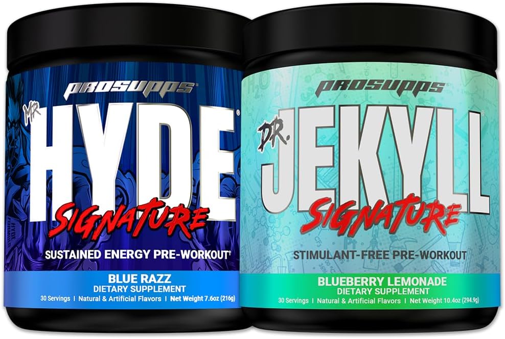 Amazon.com: PROSUPPS Mr. Hyde® Signature Blue Razz and Dr. Jekyll ...