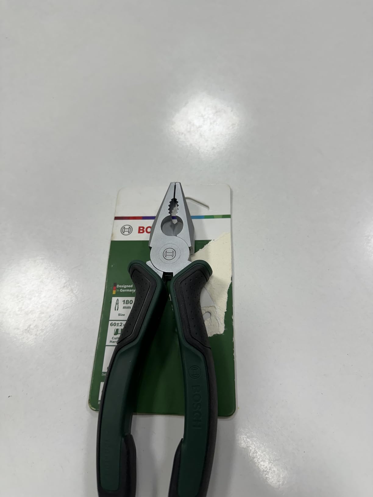 BOSCH Combination Pliers 180mm (7") | Versatile for Gripping, Cutting ...