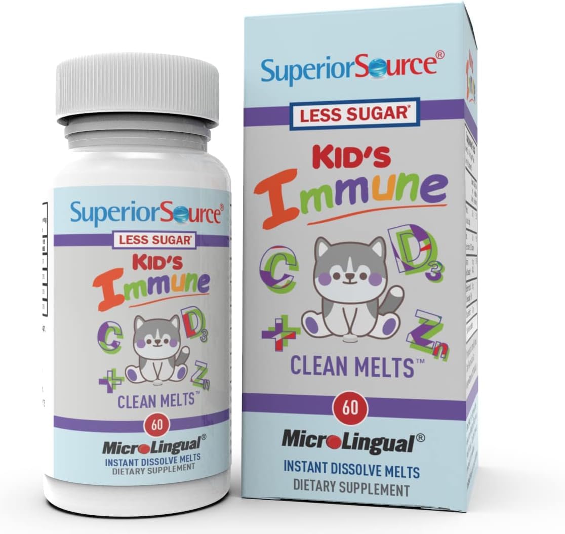 Amazon.com: Superior Source Kid's Immune Clean Melts - Immunity Support ...