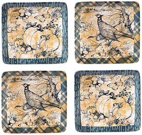 Amazon.com | Certified International Pine Forest 6" Canape/Luncheon ...