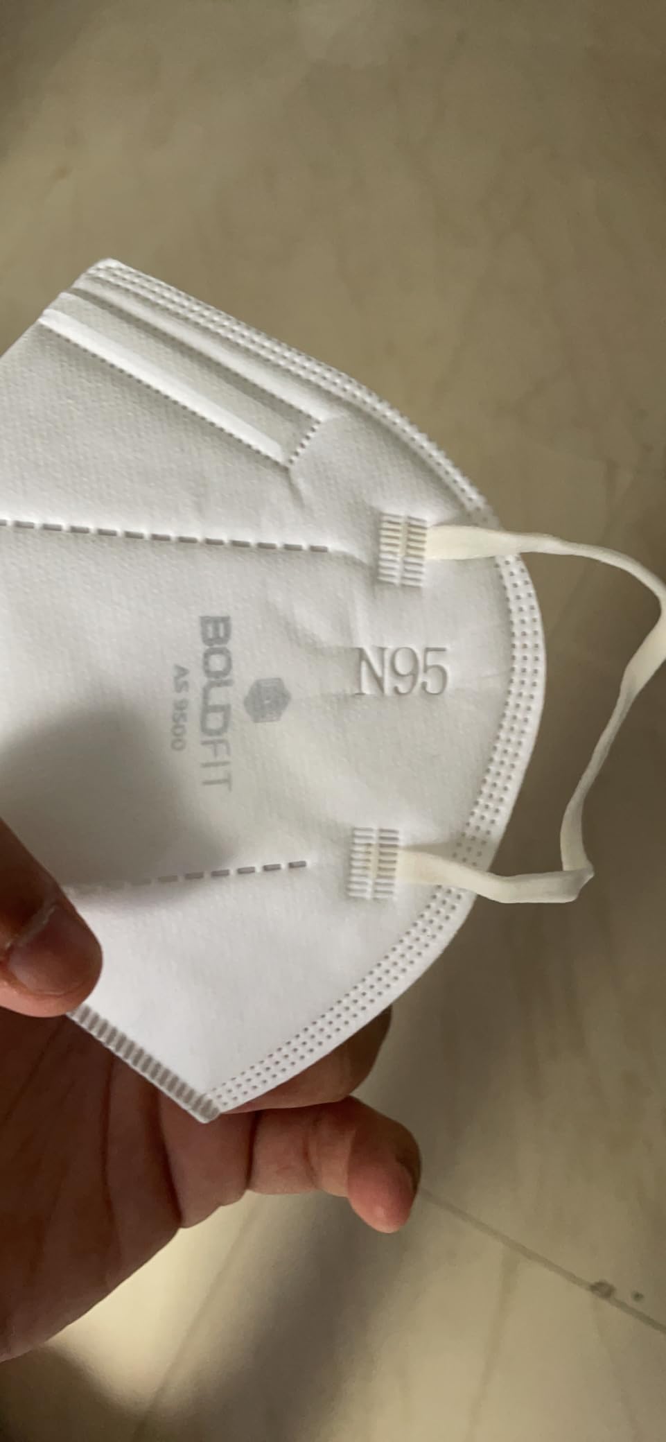 Boldfit N95 Cotton,White Face Mask Men & Women N95 Mask 5 Layer N95 ...