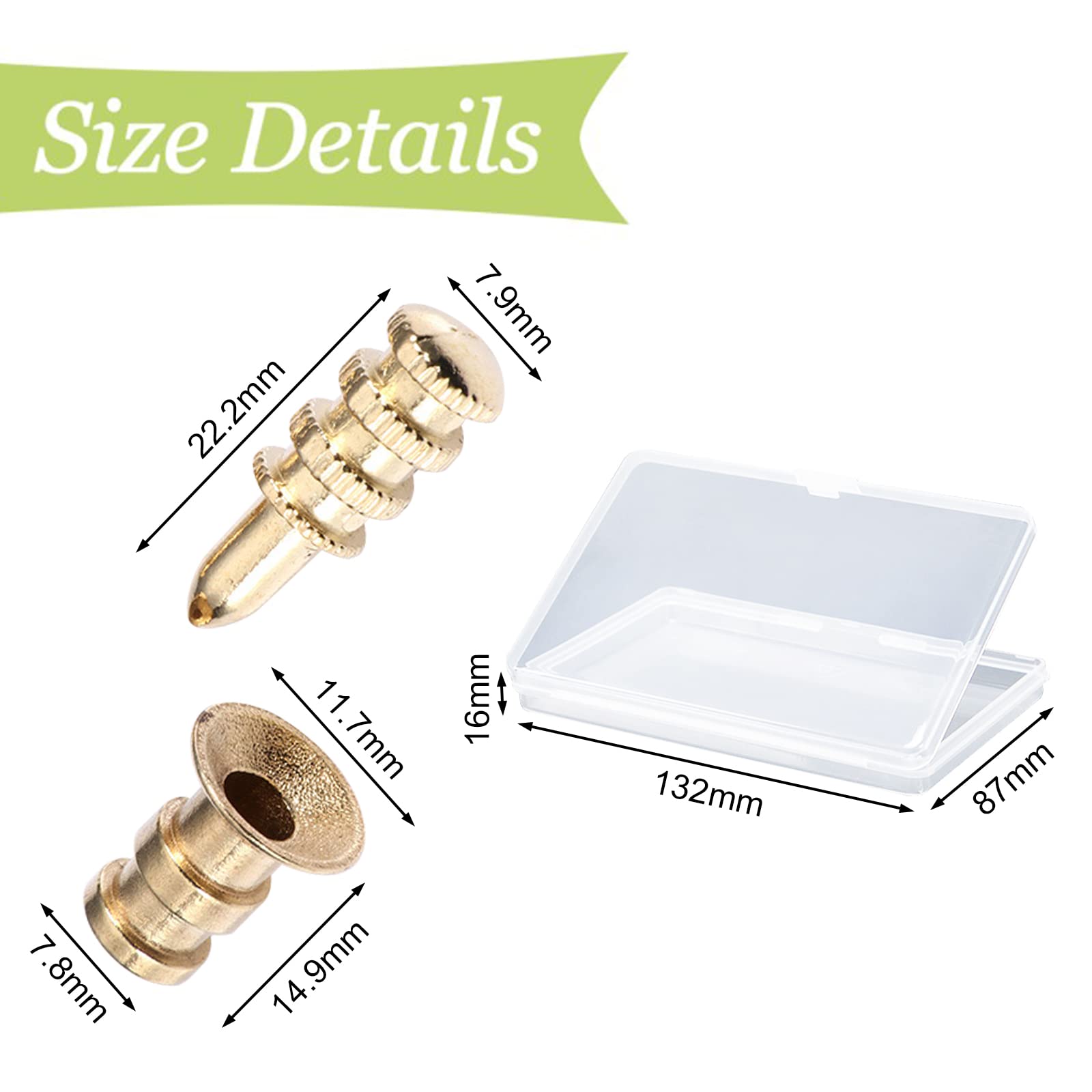 Brass Table Alignment Dowel Pins For Leaf Extensions Table Leaf Pins ...