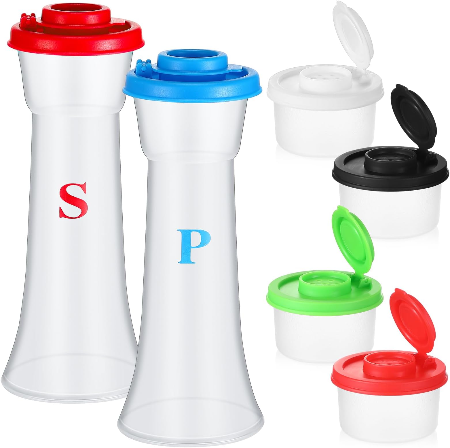 Amazon.com: Baderke 6 Pcs Vintage Salt and Pepper Shaker Set with Lids ...