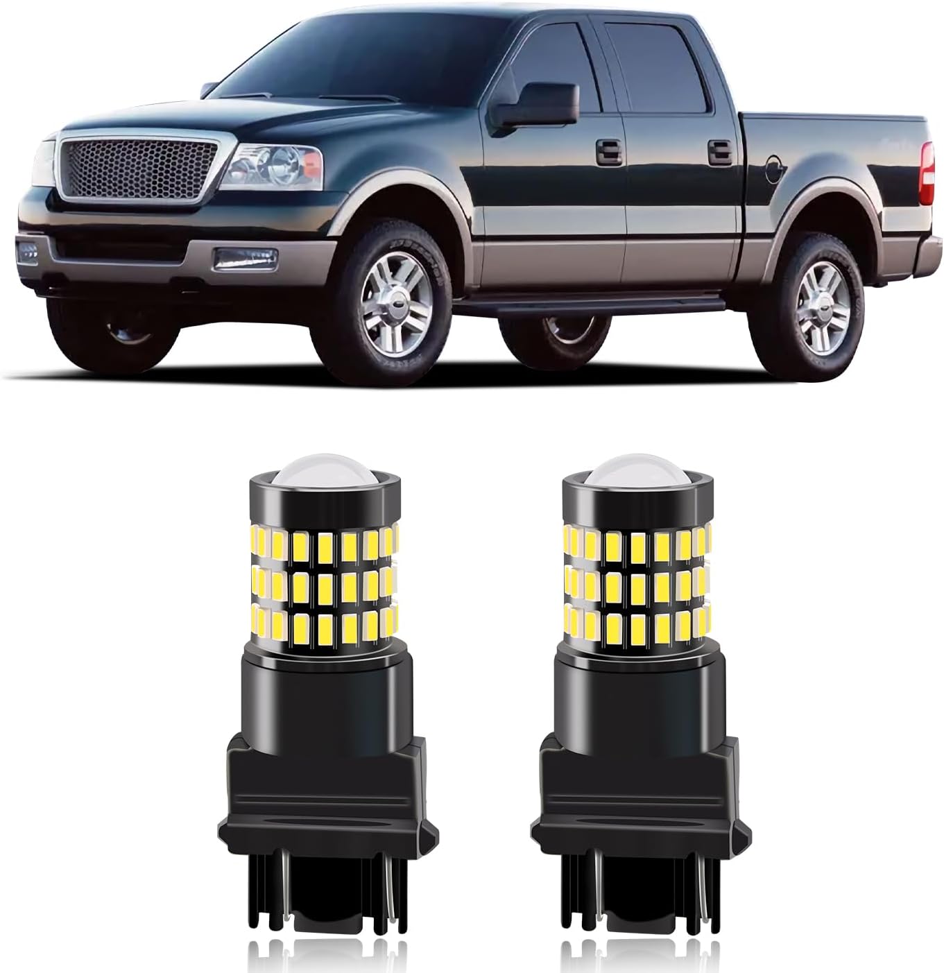 Amazon.com: MEALAM Xenon White 3157 4157 3057 3156 LED Bulbs with ...