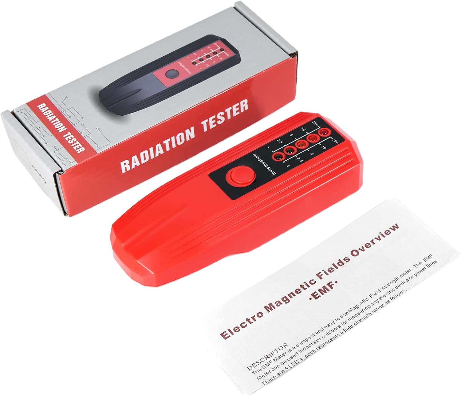 Amazon.com: Portable Counter Electromagnetic Radiation Detector ...