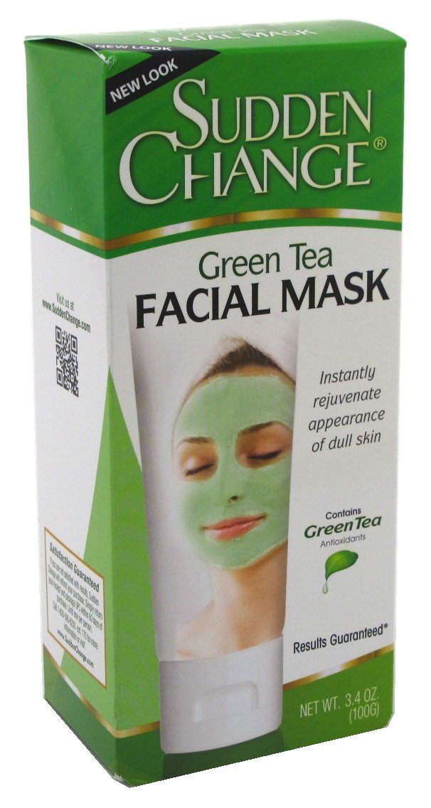 Amazon.com : Sudden Change Green Tea Facial Mask 3.4 Ounce (100ml) (6 ...