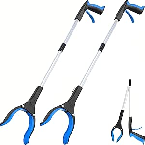 Amazon.com: Grabber Reacher Tool - 32” Extra Long Foldable Gripper and Reaching Tool - Heavy ...