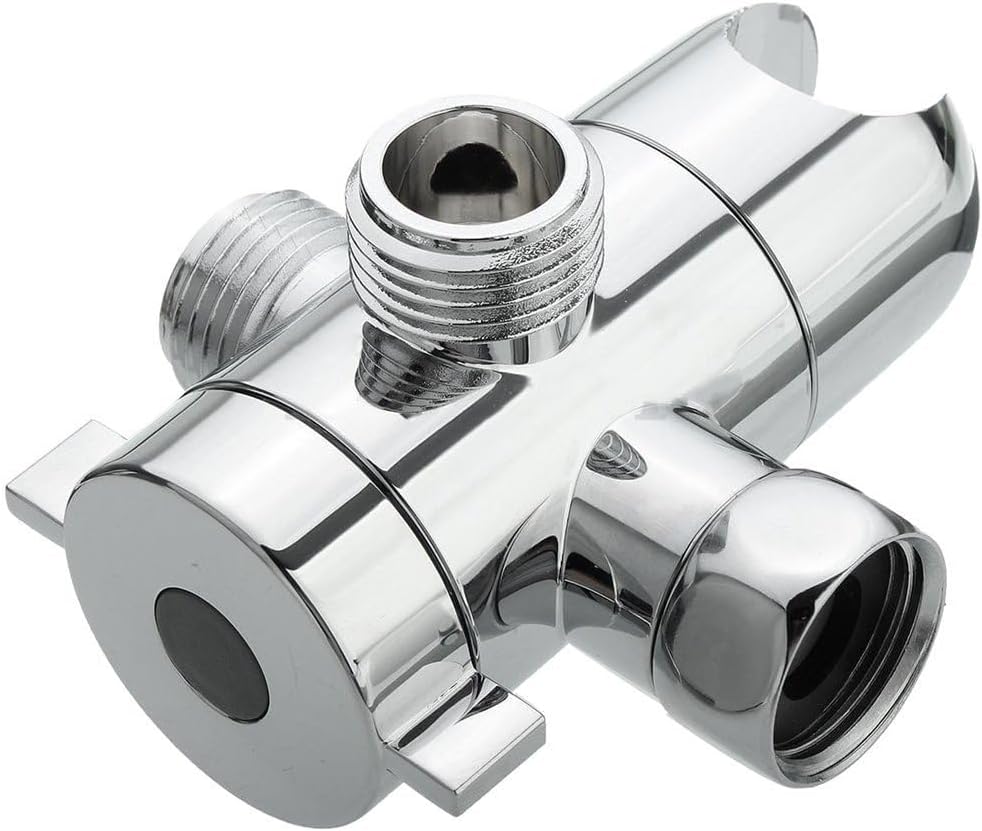 1/2 Inch 3-Way Shower Head Diverter, Shower Arm Diverter Valve for ...