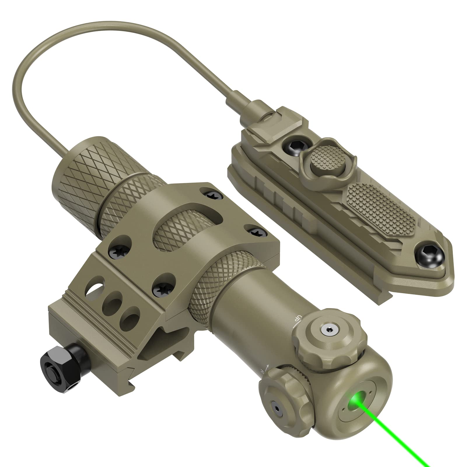 Feyachi GL35 Green Laser Sight Green Dot Rifle Scope with 20mm ...