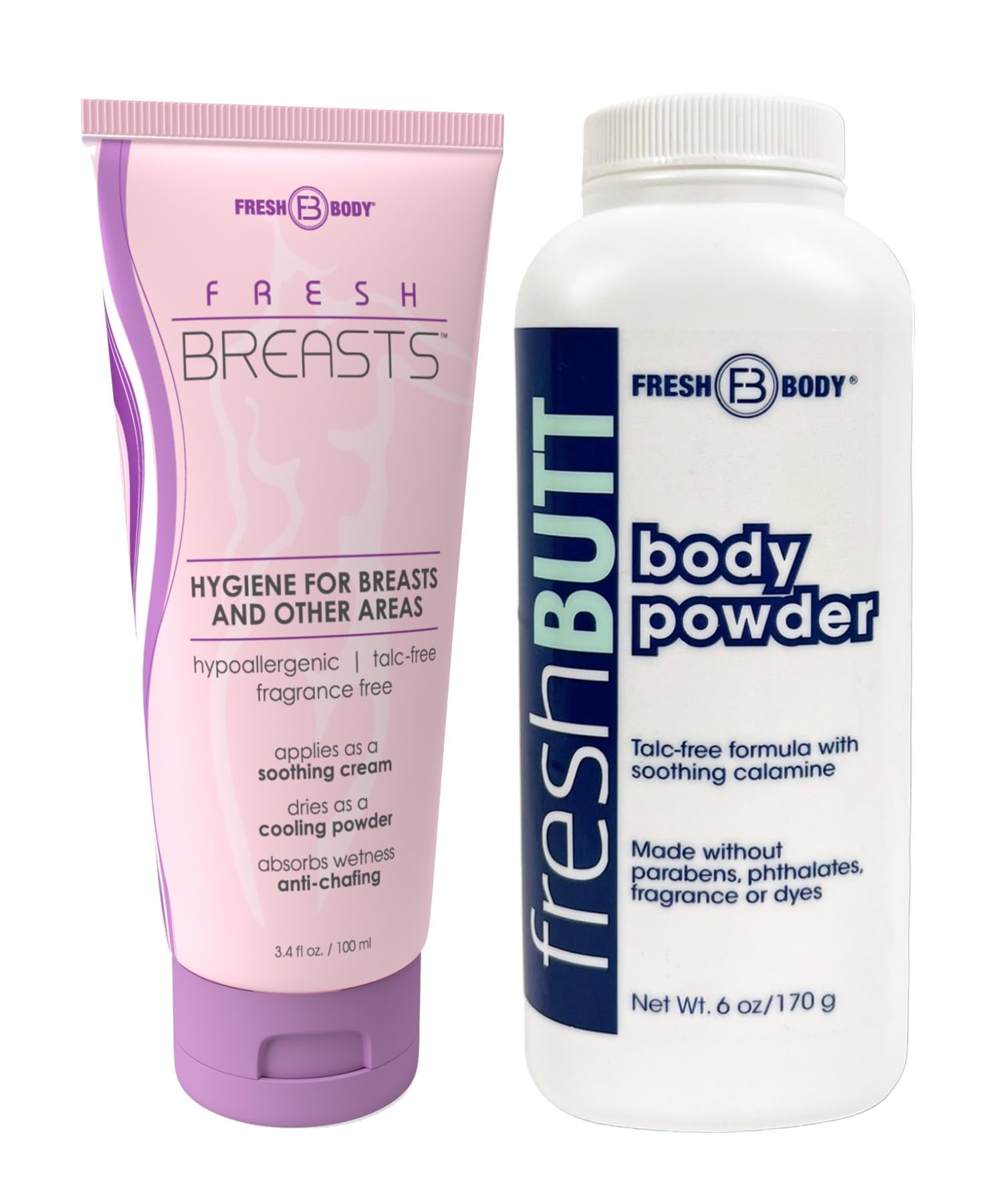 Amazon.com: Fresh Body Fresh Breasts Lotion to Powder Deodorant, 3.4oz ...