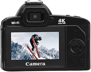 Digital Camera, 4K 64MP HD Night Vision Video Camera, 16X 3in IPS Color ...