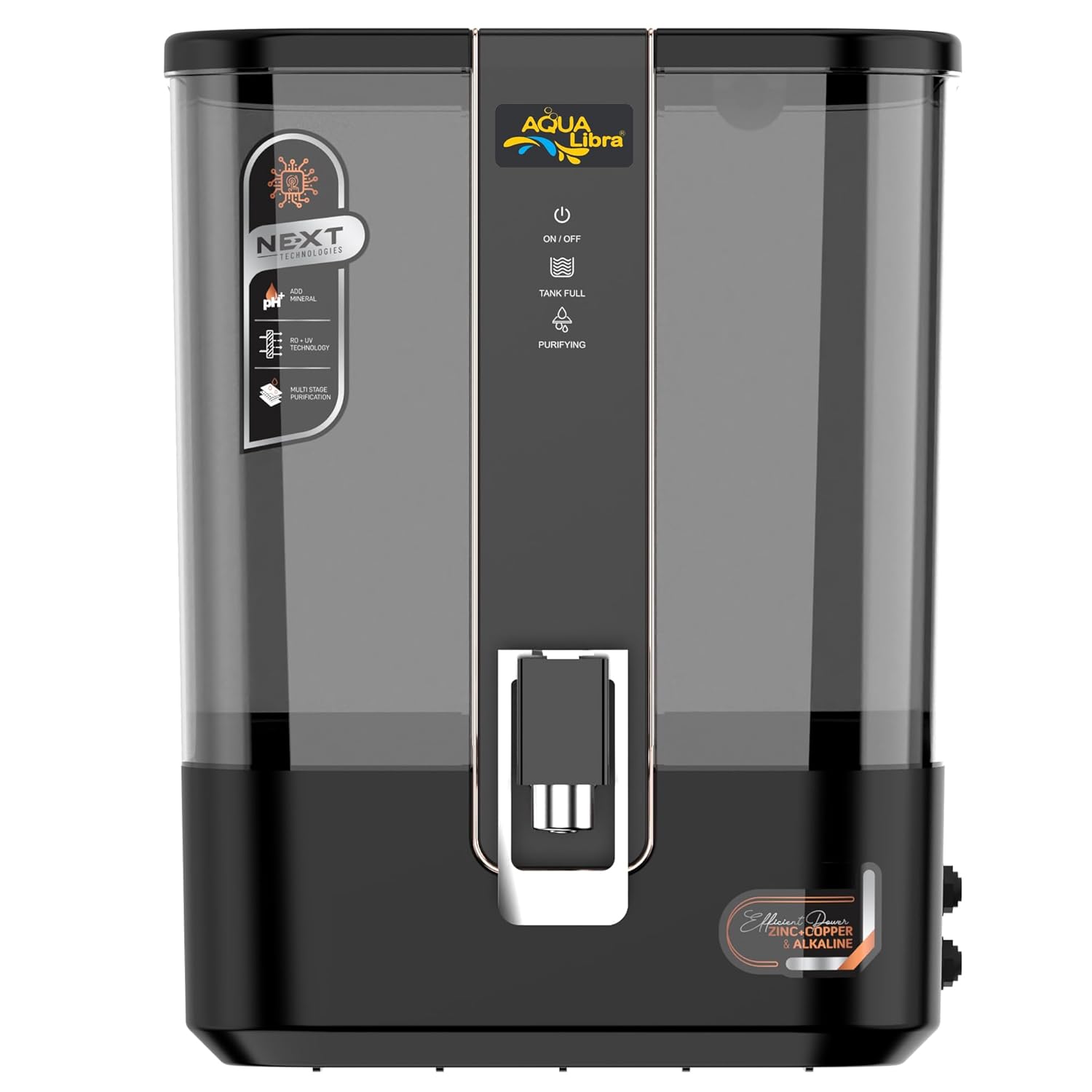 AQUA LIBRA WITH DEVICE V5 Water Purifier for Home – RO + UV + UF ...