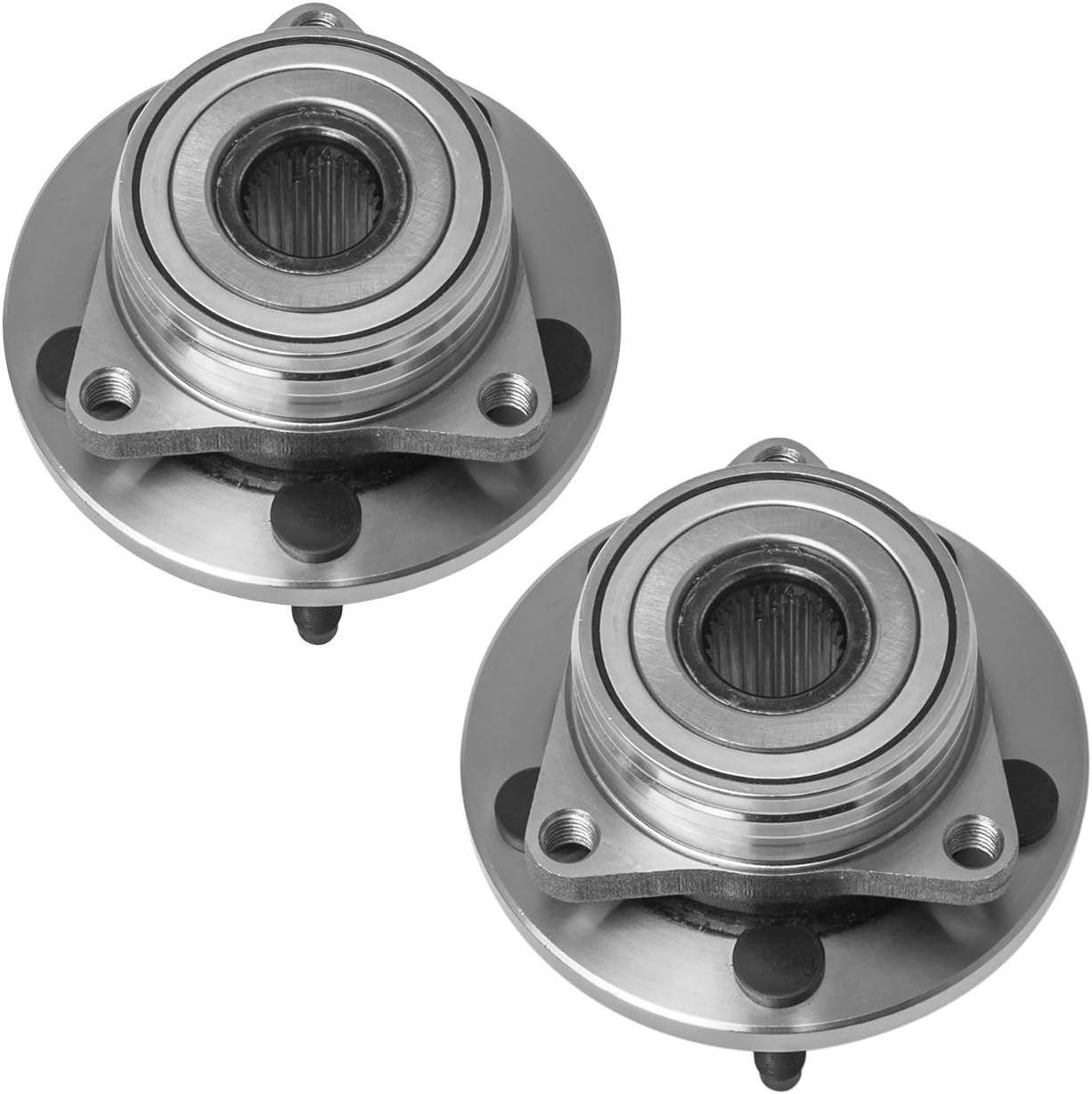 Amazon.com: AUQDD 513100 x2 Front Wheel Hub and Bearing Assembly ...