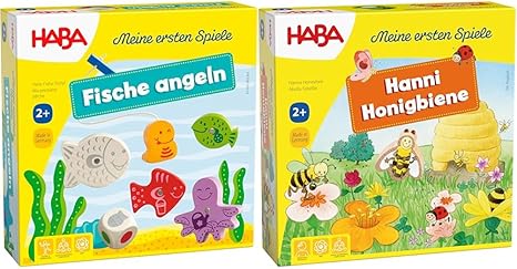HABA - My First Games Fish Fishing & Hanni Honey Bee, Cooperative ...