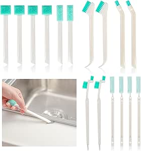 Amazon.com: 16 PCS Small Household Crevice Sponge Cleaning Brushes ...
