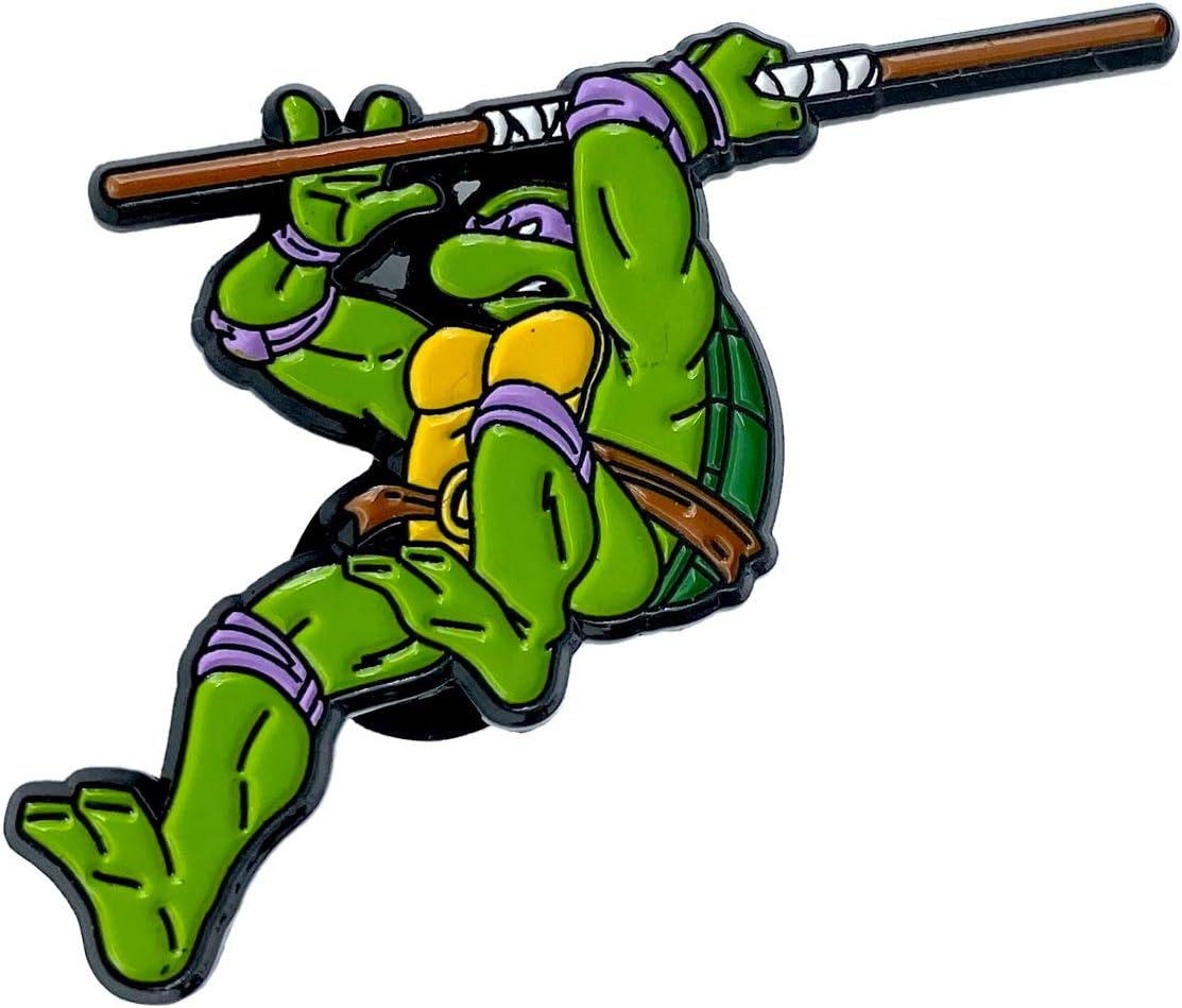 Amazon.com: Leaping Donatello: Collectible Enamel Pin : Clothing, Shoes ...