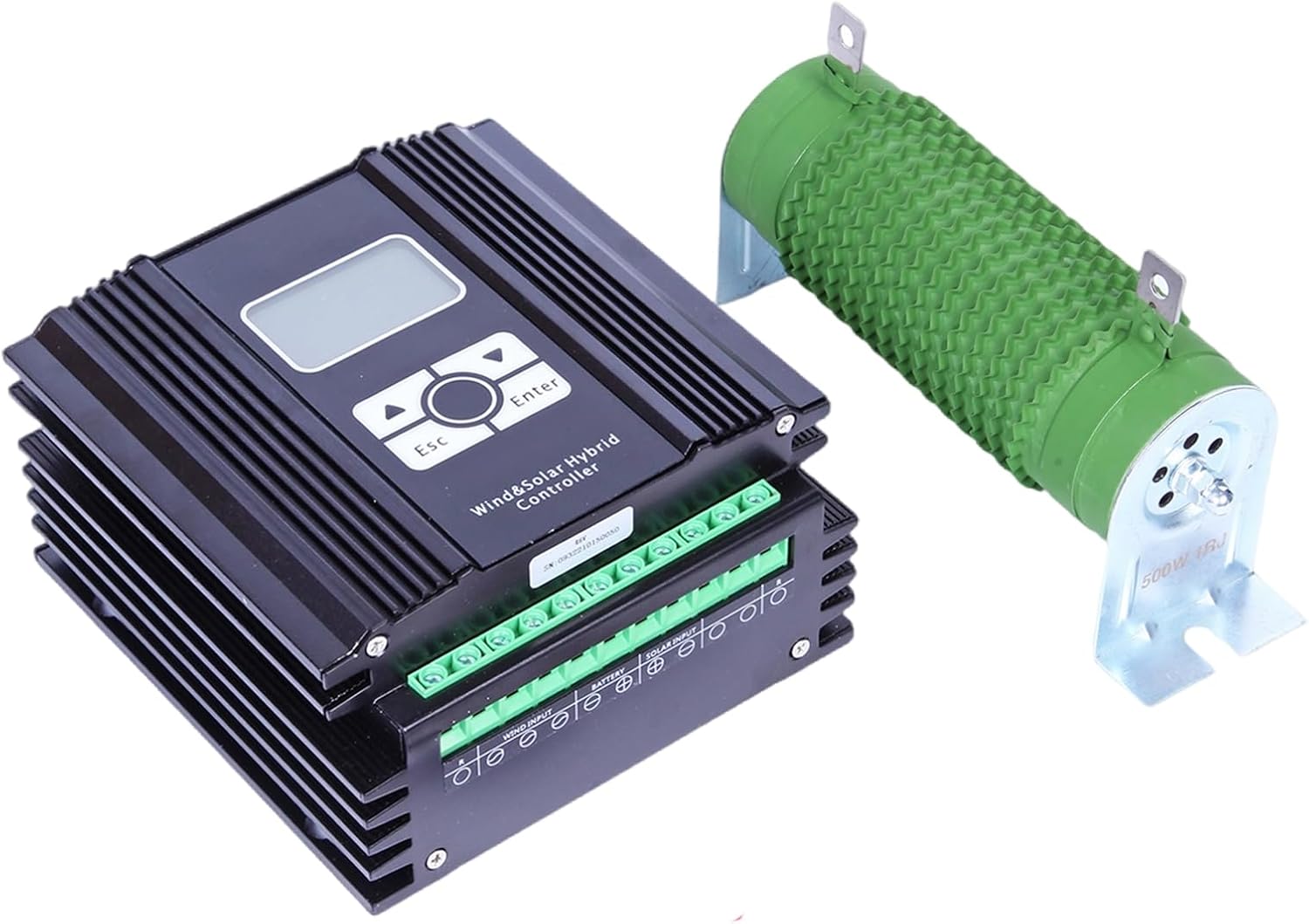 Amazon.com : 1600W Wind Solar Hybrid Charge Controller 12V/24V MPPT ...